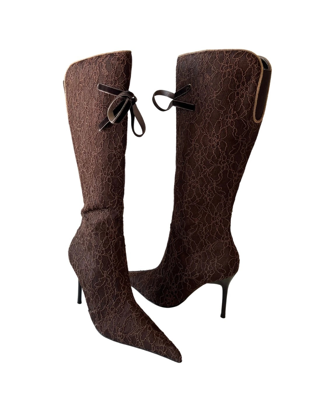 Dantel Detaylı Vintage Çizme – Clossue